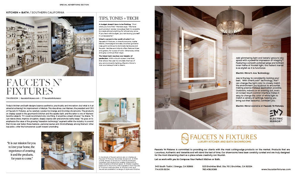 Media - Faucets N' Fixtures Kitchen and Bath Showrooms - Orange ...