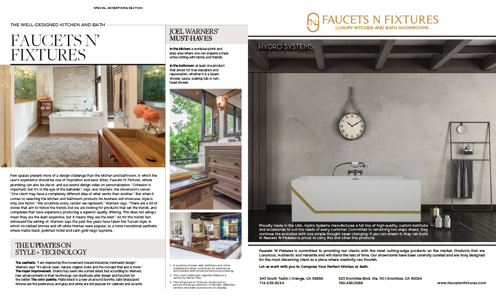 Media - Faucets N' Fixtures Kitchen and Bath Showrooms - Orange ...