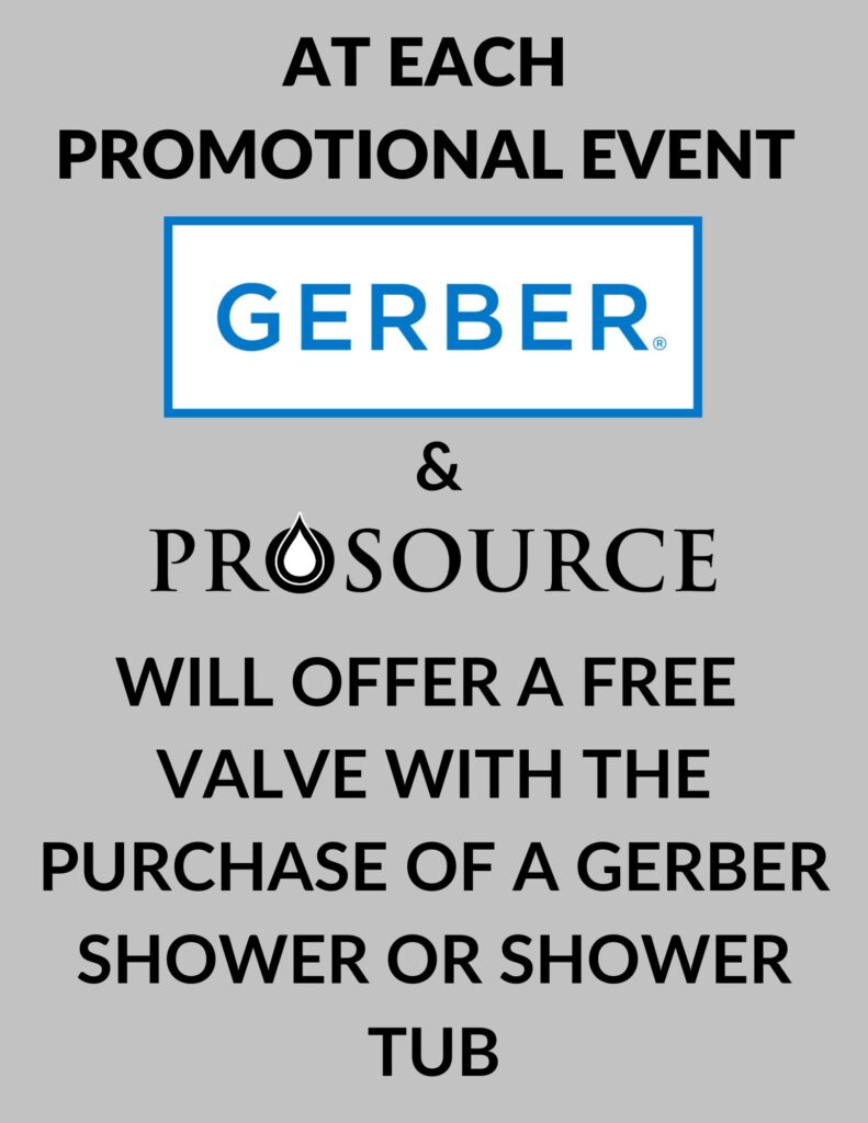 Gerber Promo 2024 - ProSource Supply - Anderson-SC-Asheville-NC-Easley ...