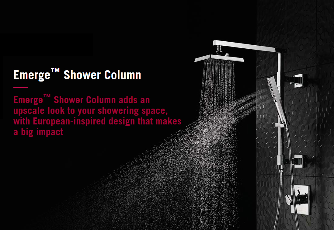 Emerge Shower Column from Delta - The Showroom at Rubenstein
